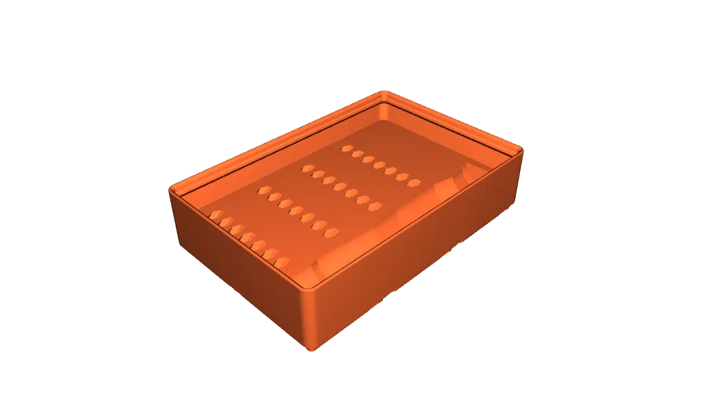 Gridfinity holder for 4mm hex bits and screw driver by Benjamin D ...