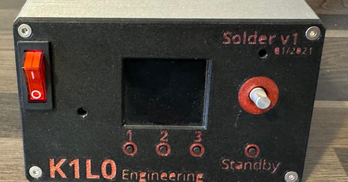 Solder v1 by KIL0 | Download free STL model | Printables.com