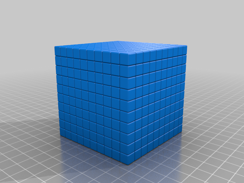 Montessori Math Beads / Cubes by thomas | Download free STL model ...