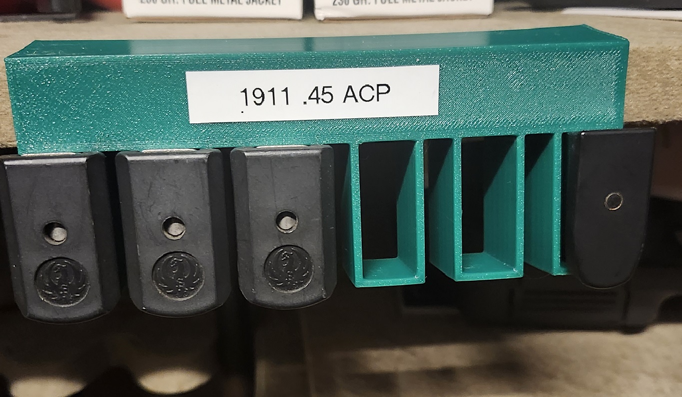 Gun Magazine Rack by GrnEyedDvl | Download free STL model | Printables.com