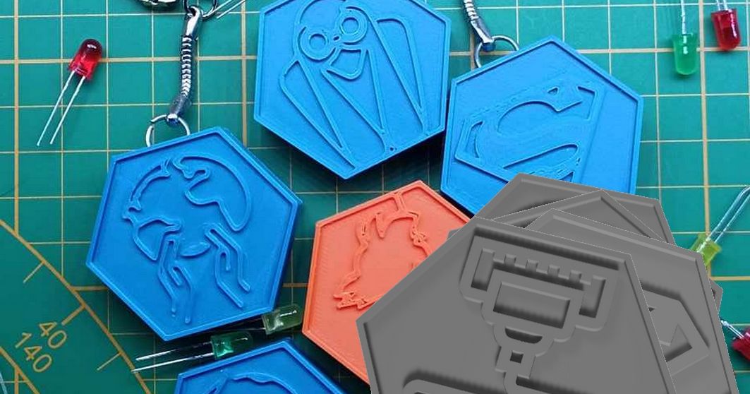 luminous keychains model 2 by le-Vince.fr ᵇʸᶻˡᵏ¹⁹⁸⁰ | Download free STL ...