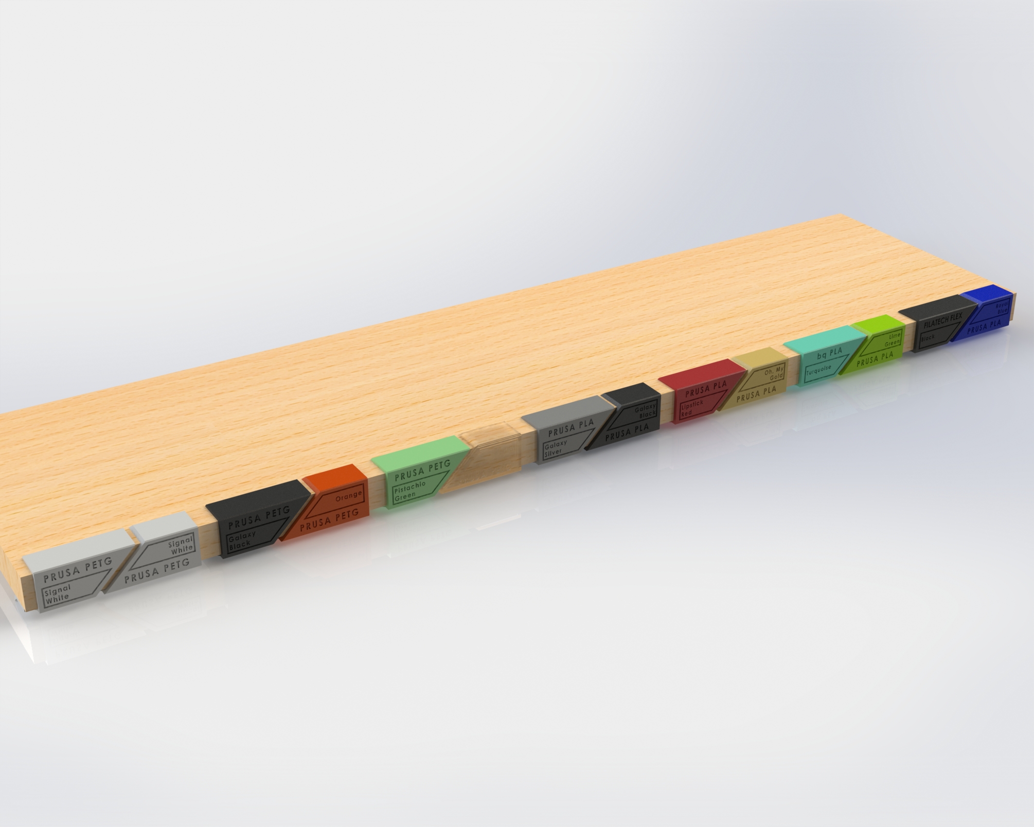 Shelf Labels by SolidWorks Maker | Download free STL model | Printables.com