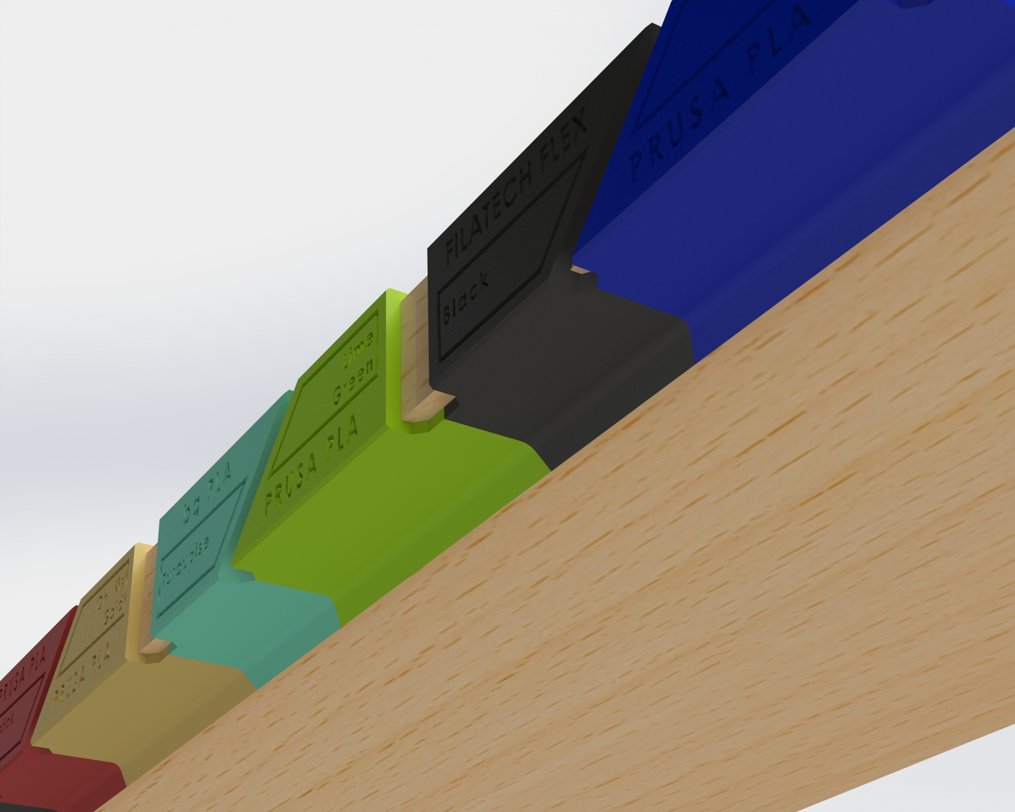 Shelf Labels by SolidWorks Maker | Download free STL model | Printables.com