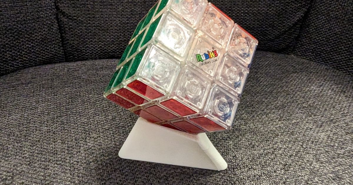 Rubiks Cube Stand by der_homer | Download free STL model | Printables.com