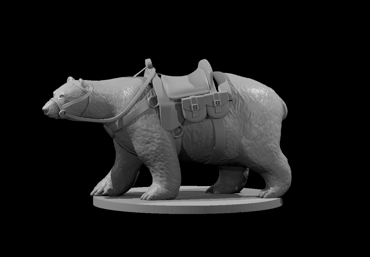 Polar Bear Mount by MZ4250 | Download free STL model | Printables.com