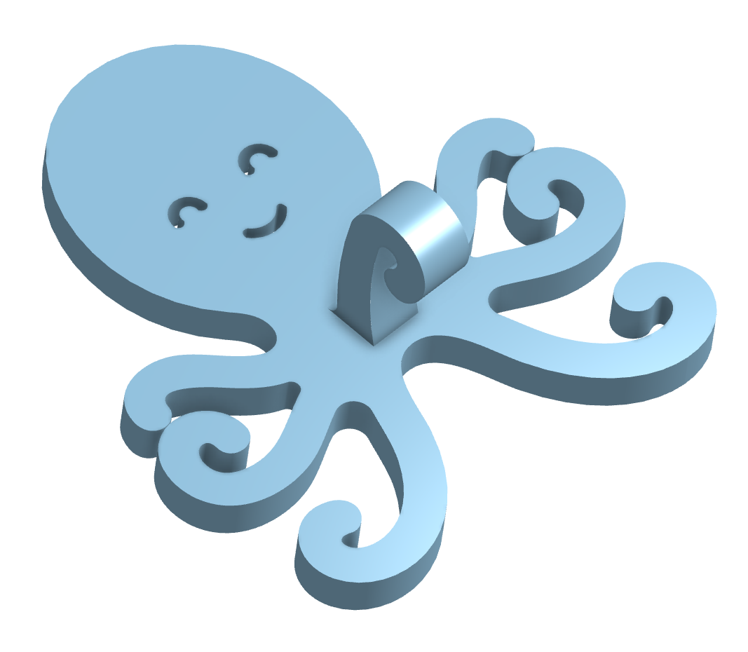 Octopus hook by kisscoool18 | Download free STL model | Printables.com
