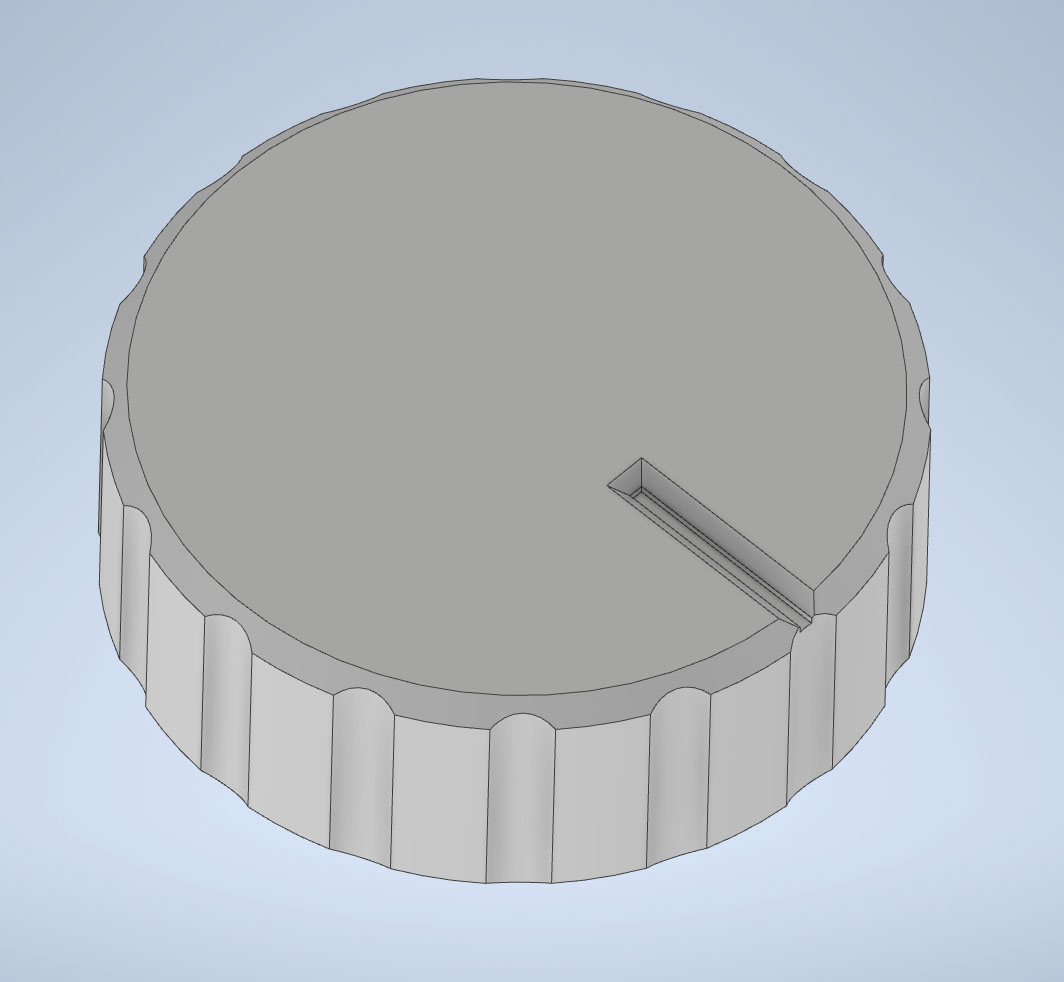 Large Volume Knob - 50mm by Andrea87 | Download free STL model ...