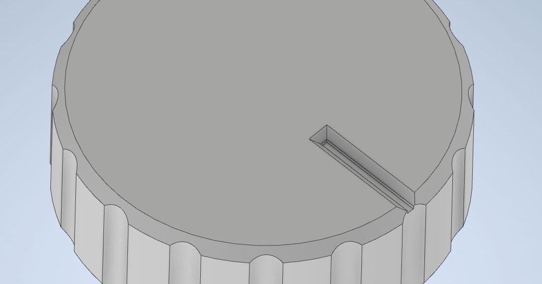 Large Volume Knob - 50mm by Andrea87 | Download free STL model ...