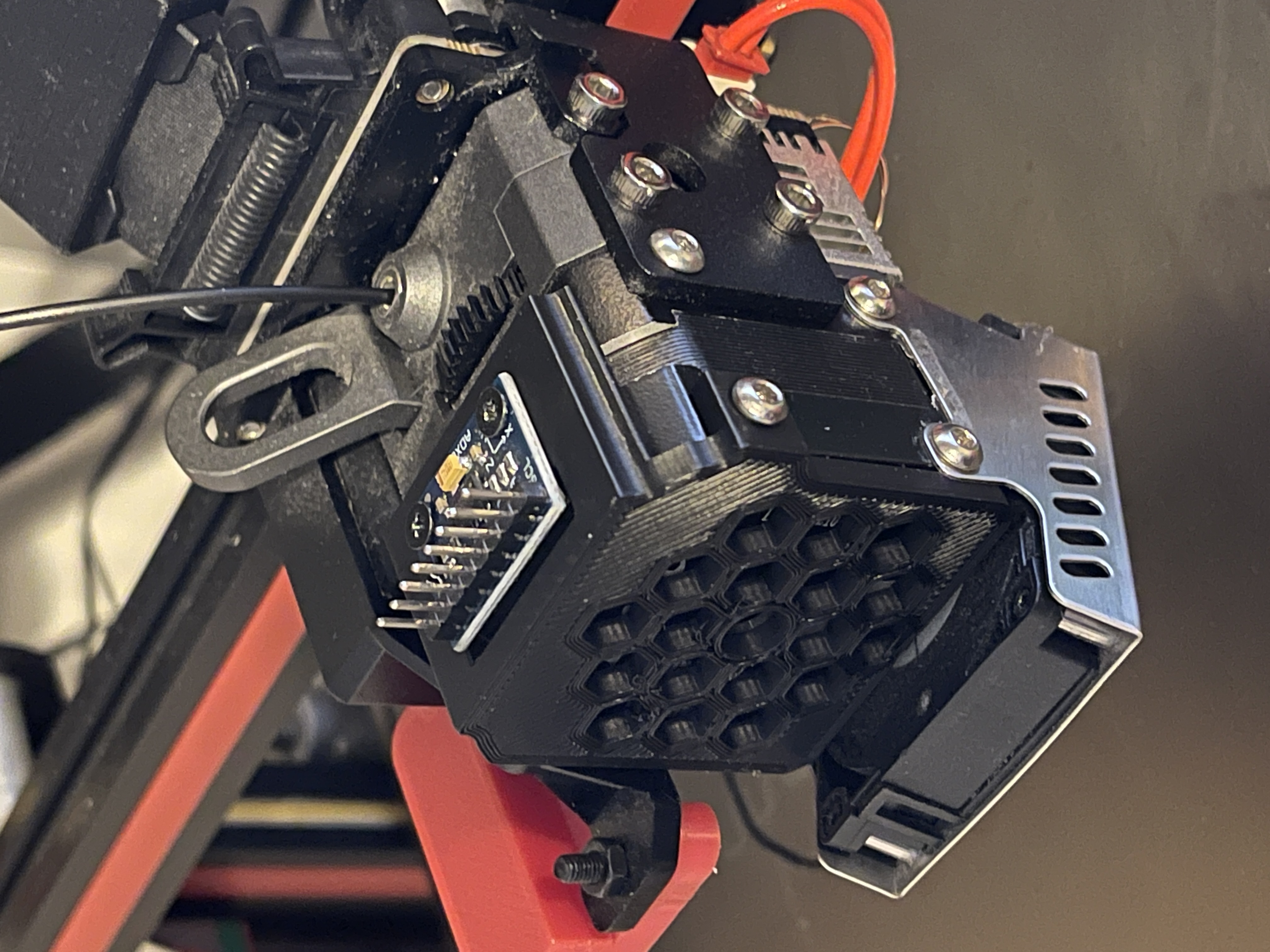 Sprite Pro ADXL 345 Extruder Mount by skino | Download free STL model ...