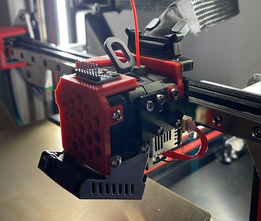 Sprite Pro ADXL 345 Extruder Mount by skino | Download free STL model ...