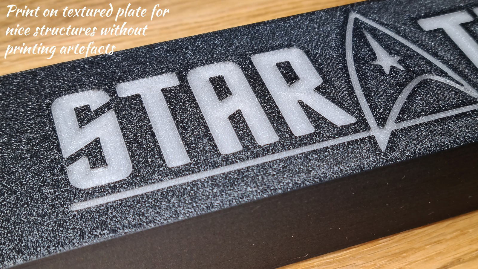 STAR TREK Sign LED backlight 70s - Logo Schild 70er Hintergrundlicht by ...