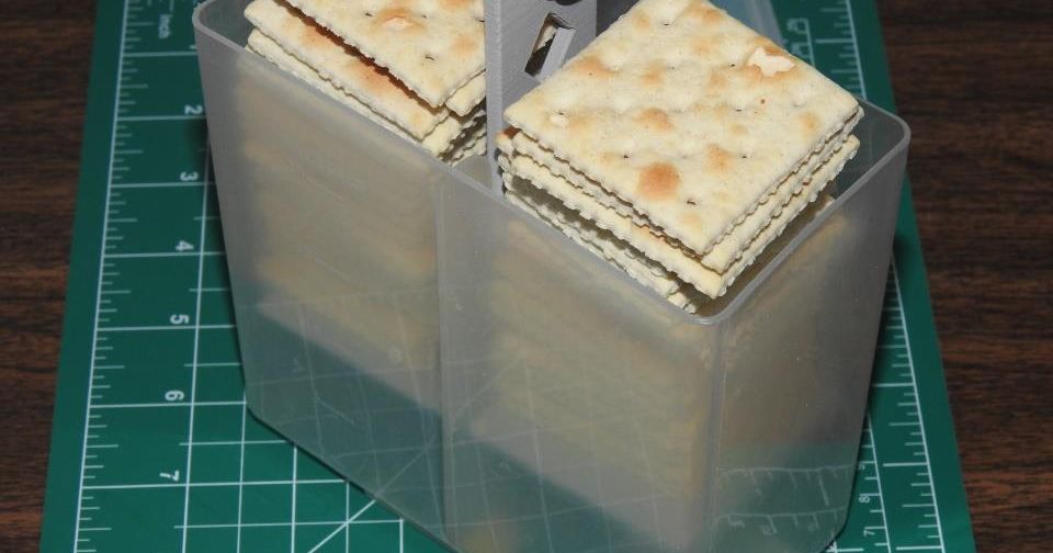 Cracker Keeper Lift (Square) by SteveS42 | Download free STL model ...