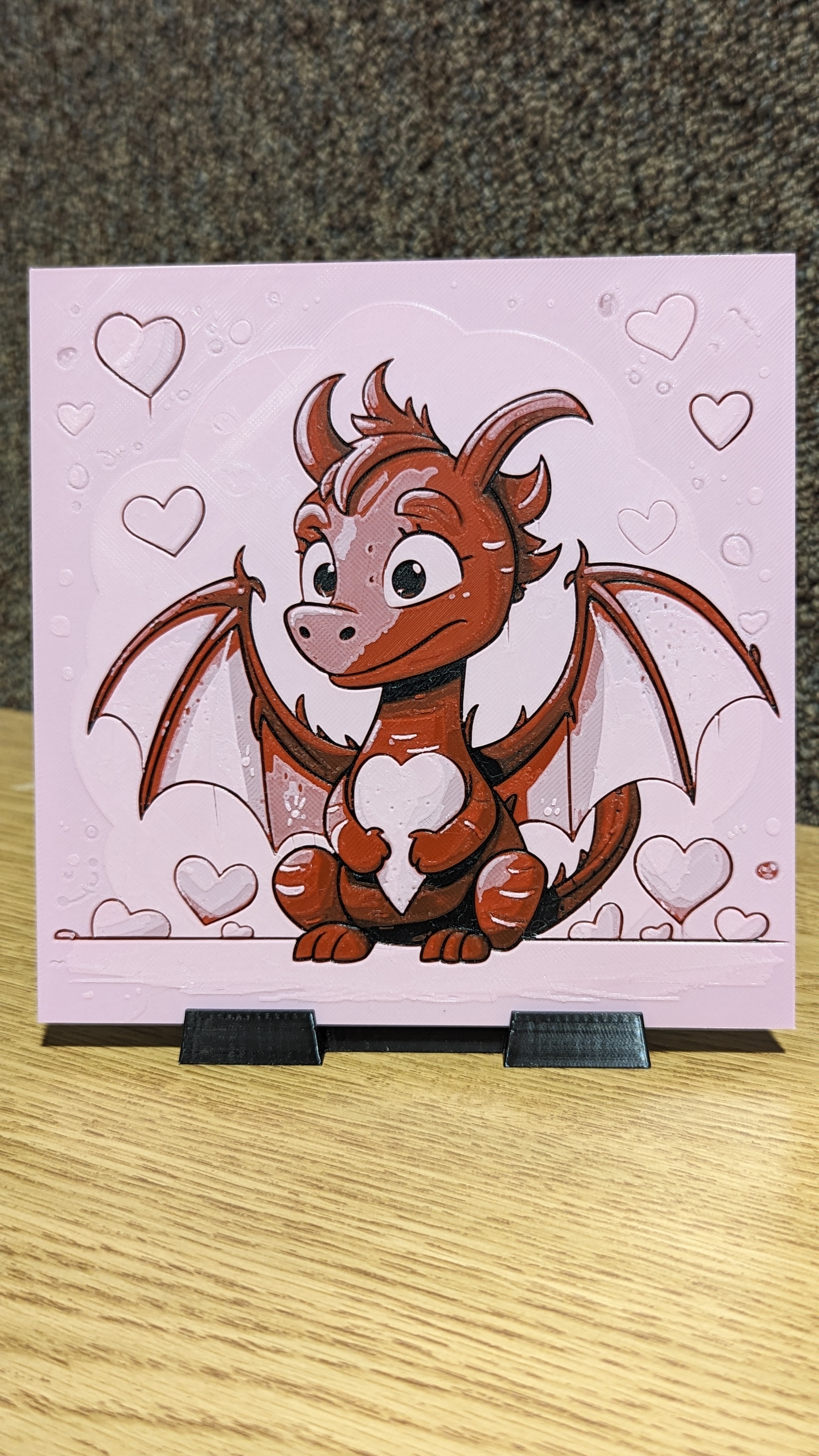 Display Stand for HueForge models by Micro Center | Download free STL ...