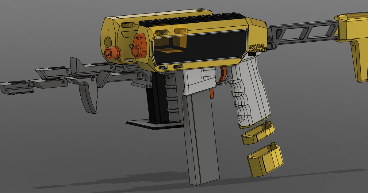 Gnk-200 Manatee Remix (Beta) by Will (Beef) | Download free STL model | Printables.com