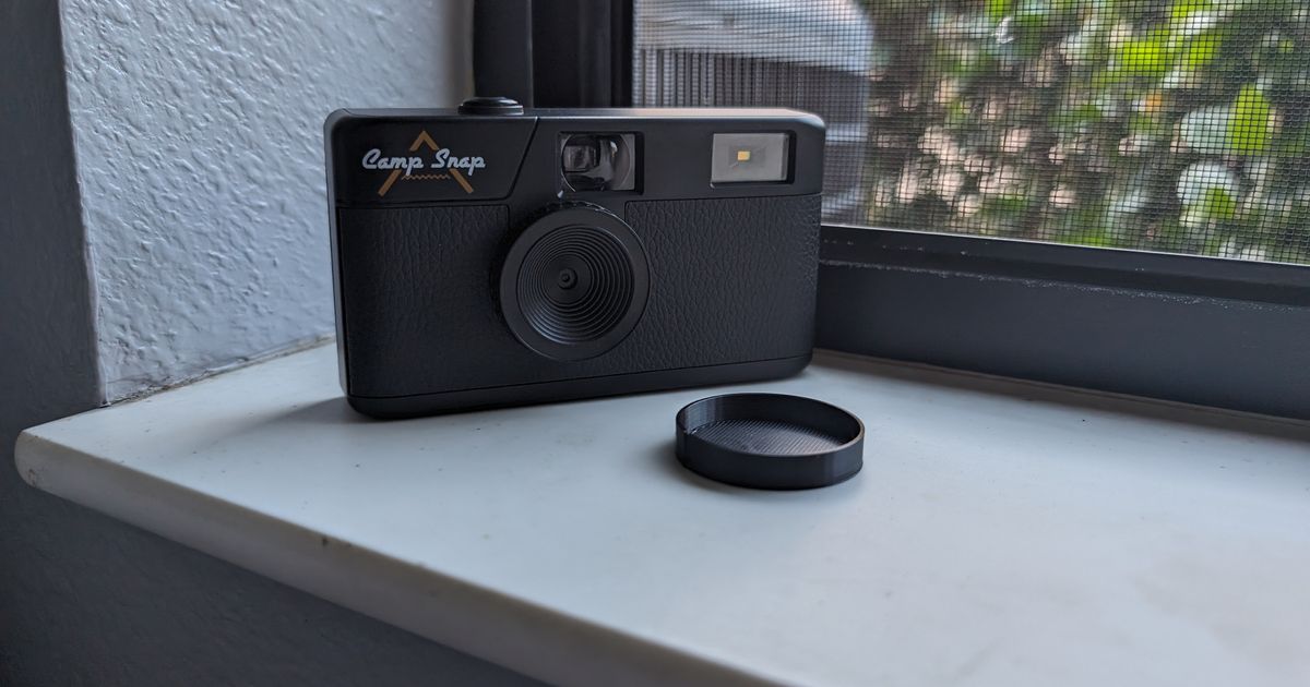 CampSnap Camera Cap by Jacob Figgins | Download free STL model ...