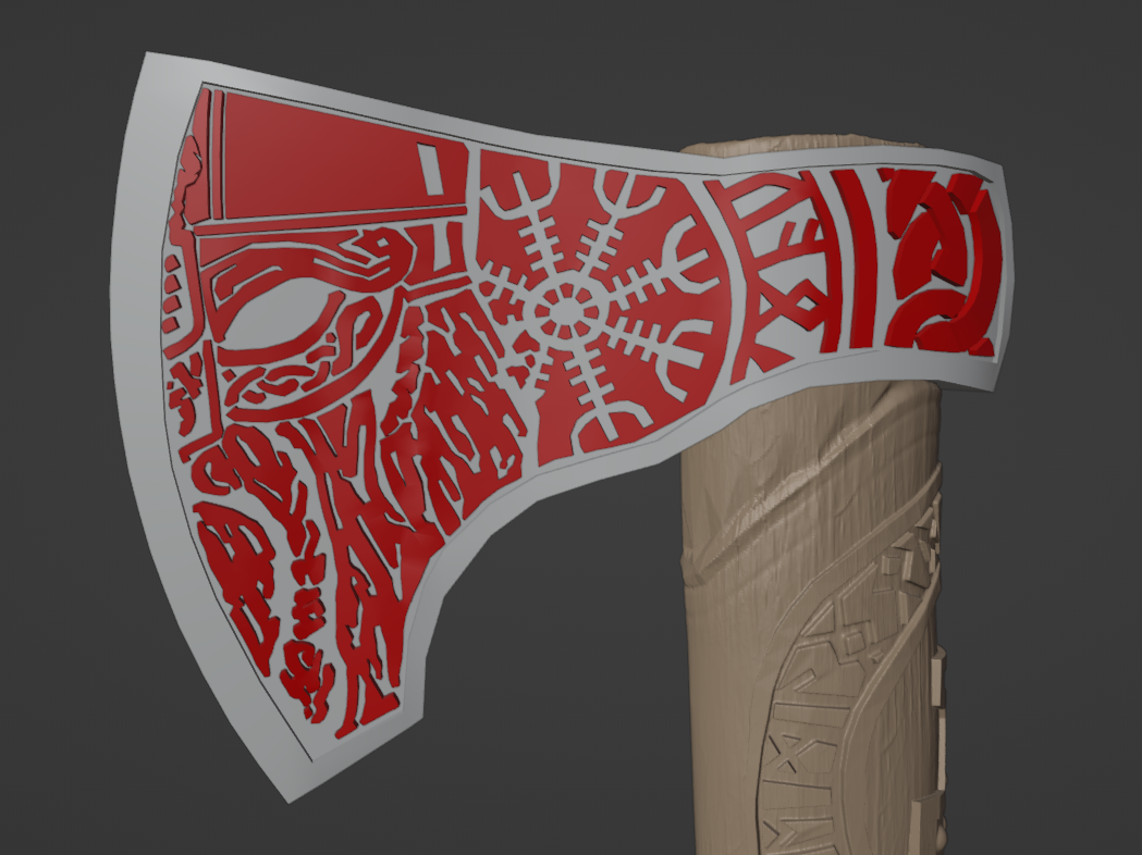 Viking Battle Axe by Dustin Gentry | Printables Store