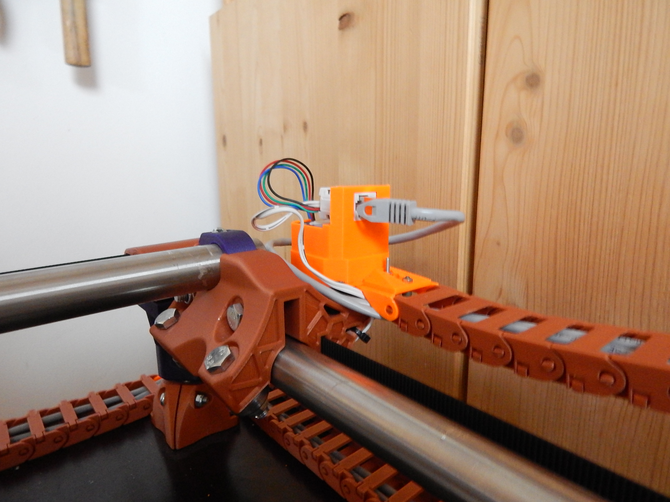 Cable Chain Management for Keystone RJ45 at MPCNC all Versions by MRk ...
