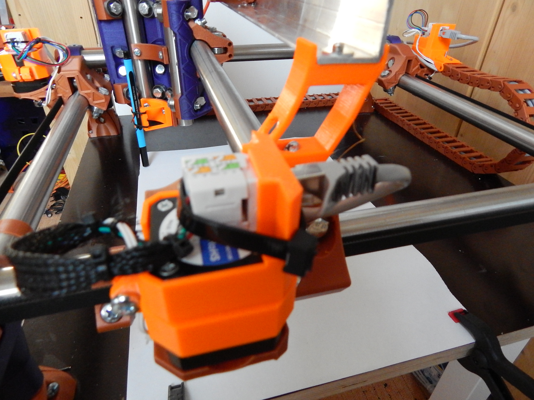 Cable Chain Management for Keystone RJ45 at MPCNC all Versions by MRk ...