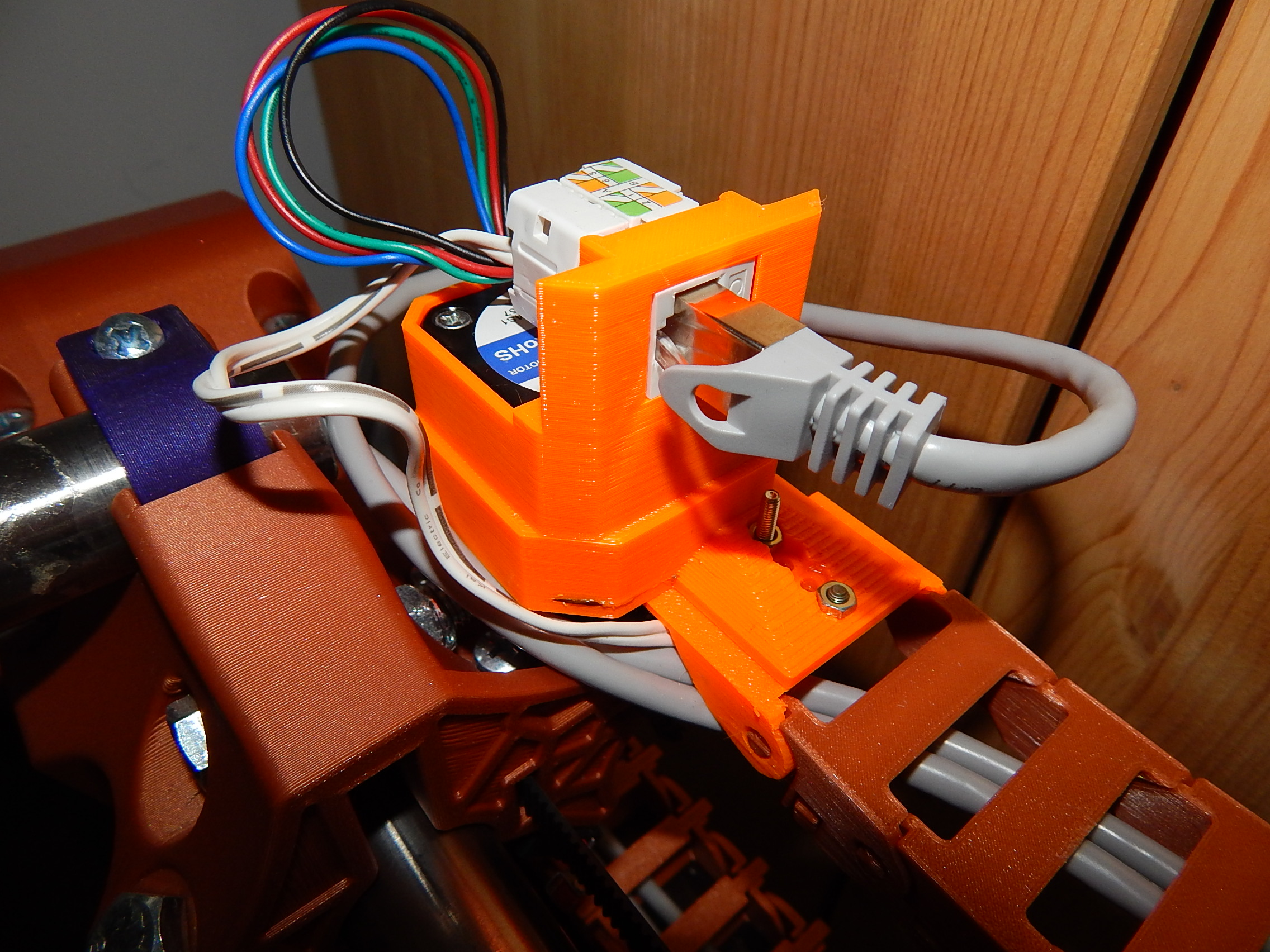 Cable Chain Management for Keystone RJ45 at MPCNC all Versions by MRk ...