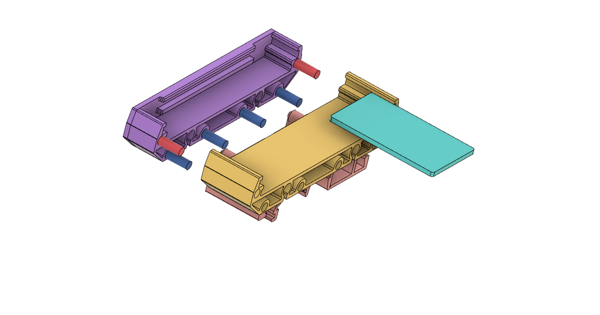 parametric PCB-Holder for DIN-Rail par SANAIR | Téléchargez ...
