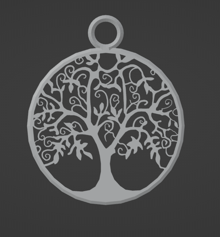 Yggdrasil Pendant by Dustin Gentry | Download free STL model ...