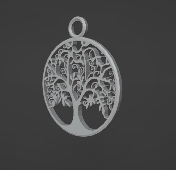 Yggdrasil Pendant by Dustin Gentry | Download free STL model ...