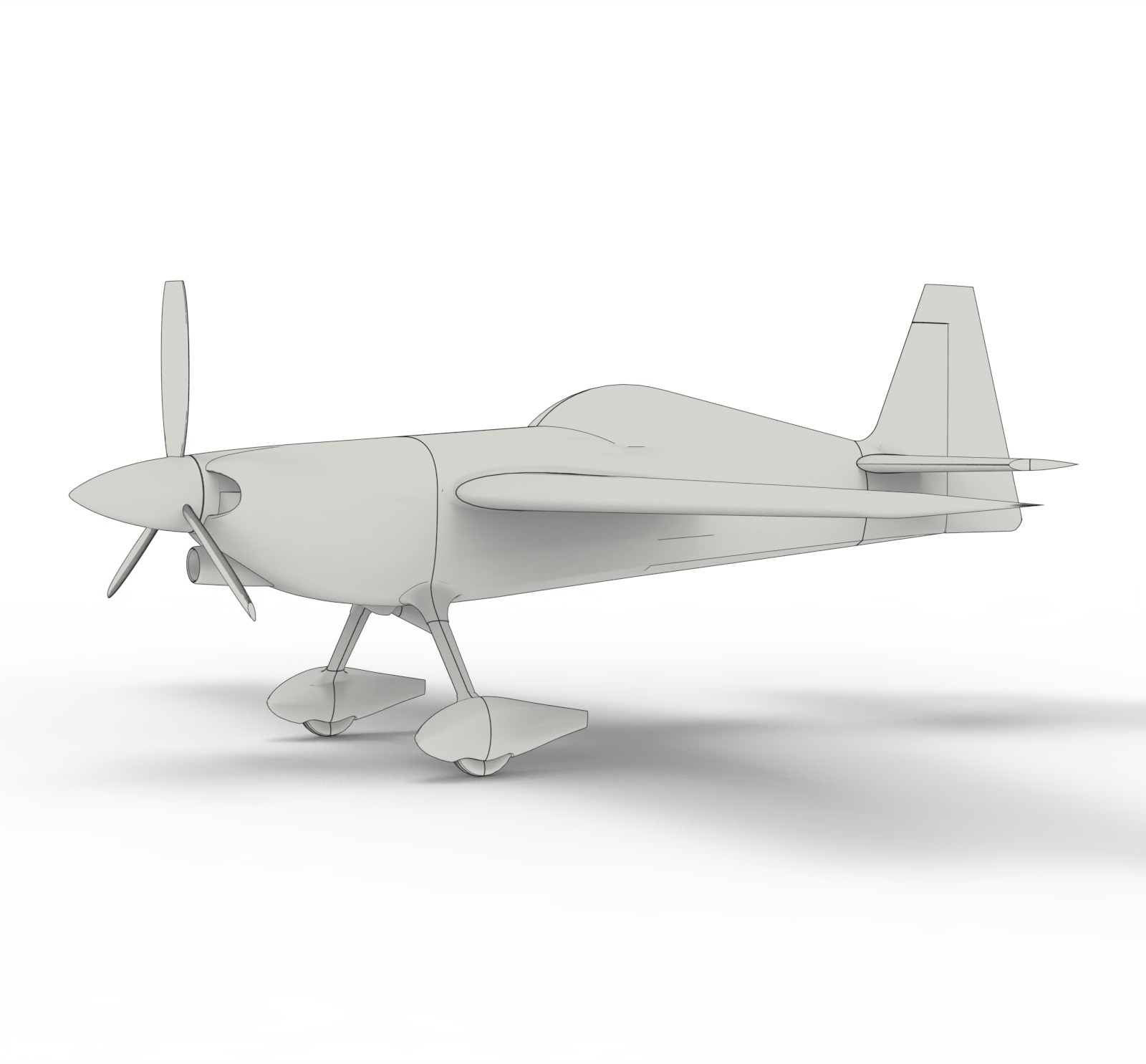 Zivko Edge 540 3D Print STL by dimvillefactory | Download free STL ...