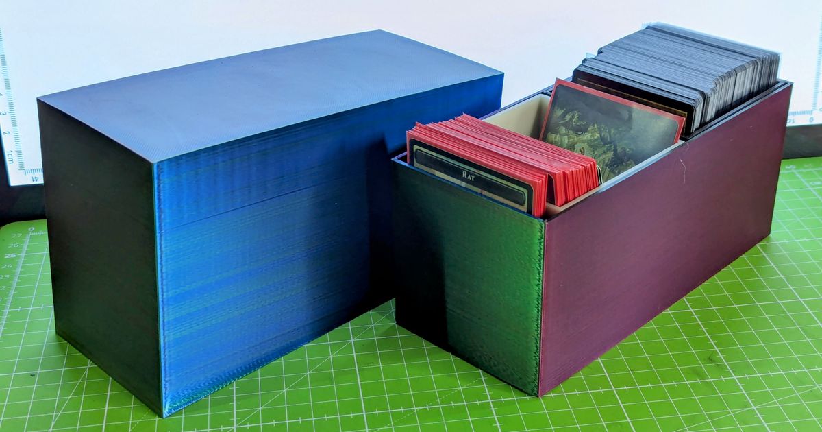 Configurable Bundle Card Box by lubosz | Download free STL model ...