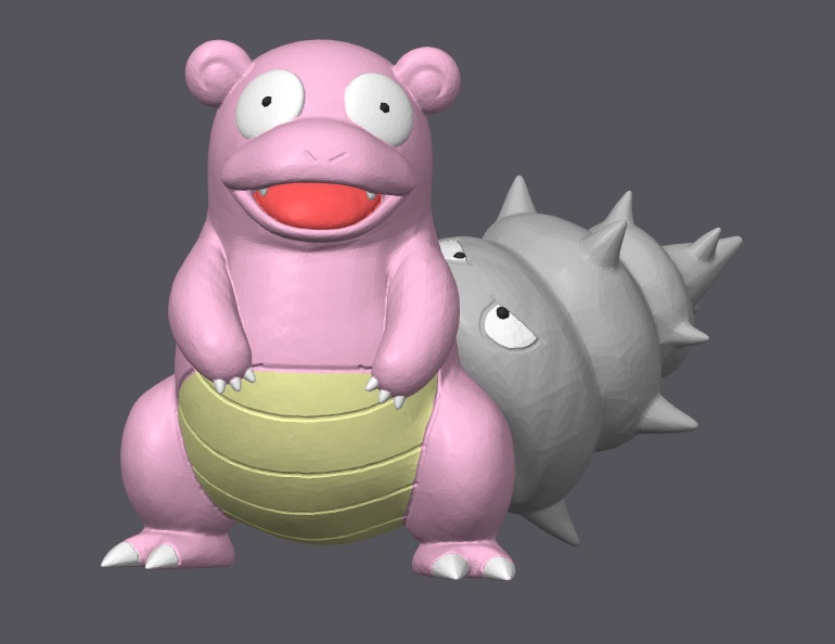 Slowbro - Pokemon - Multicolor by Deltree3D | Download free STL model ...