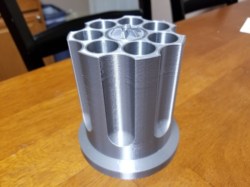 Spinning Revolver Pen Pencil Holder by Big Dog 3D Creations | Download ...