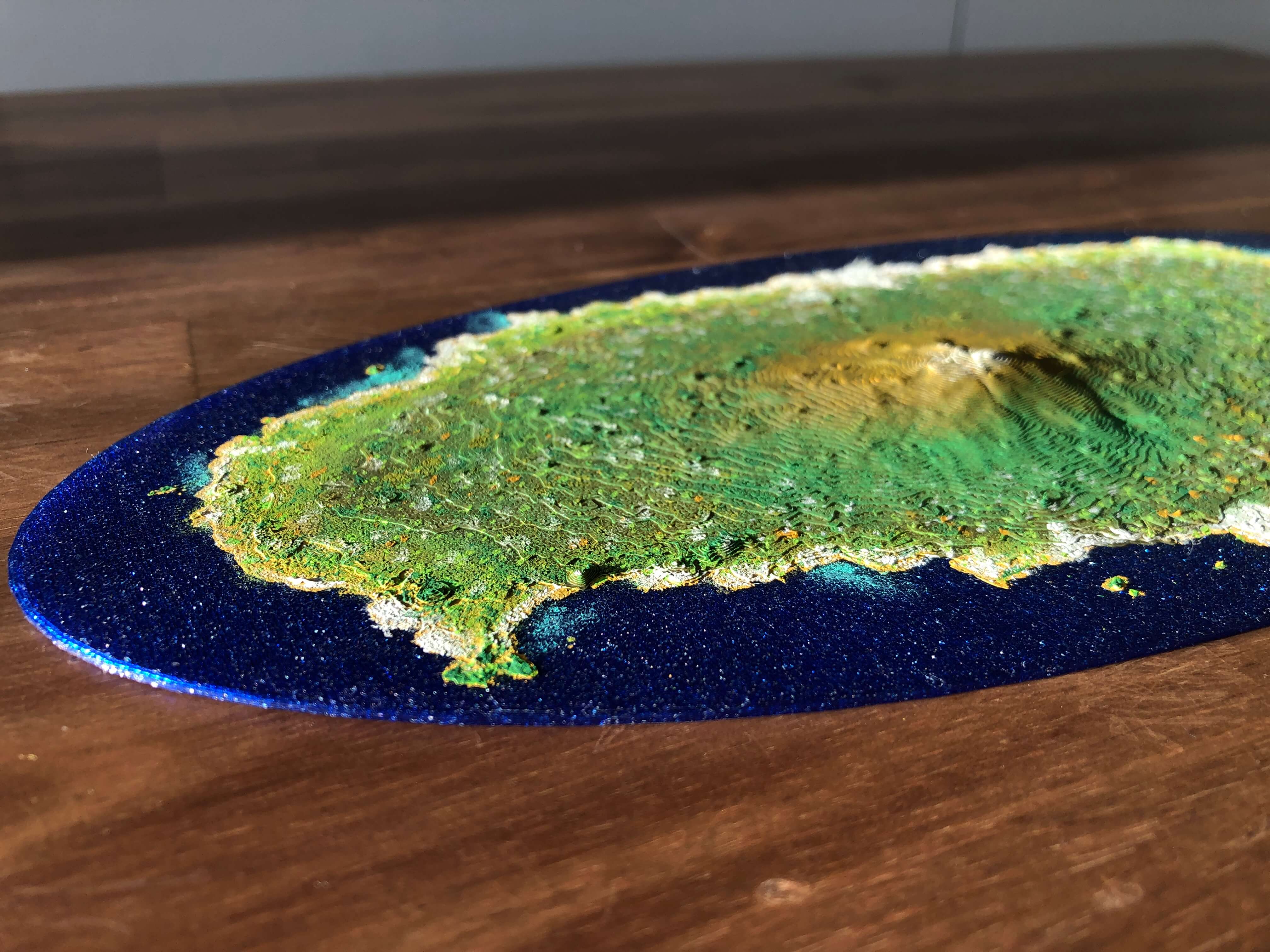 Jeju Island Terrain Map por MiniWorld3D | Tienda de Printables