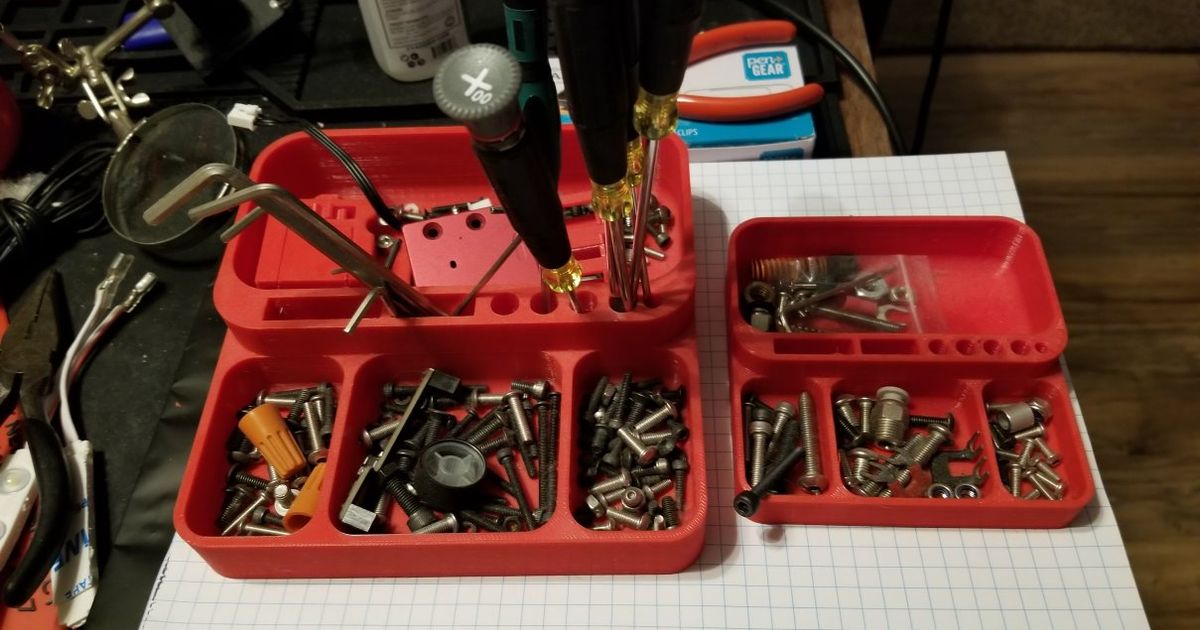 Parts Tray with Craftsman Logo by Big Dog 3D Creations | Download free ...