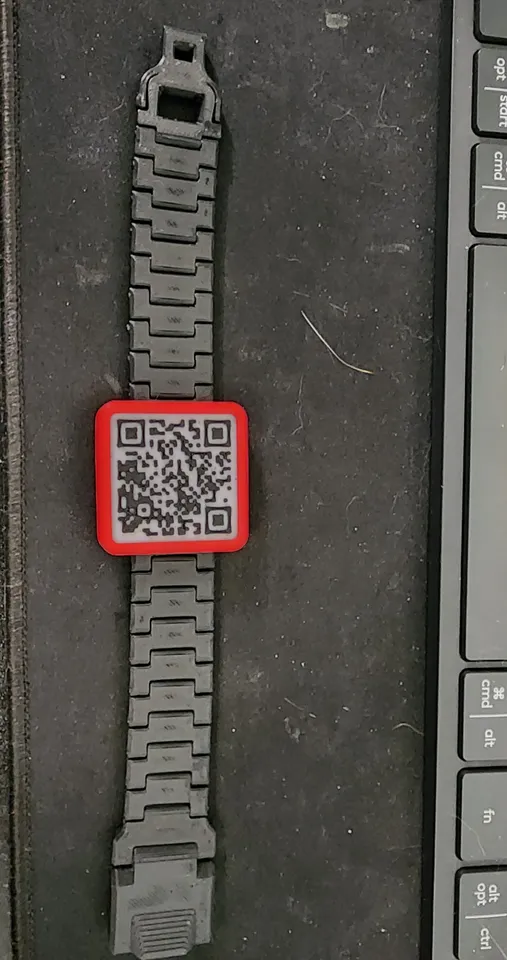QRcode watch (band remixe) by Kyrose Bates | Download free STL model ...