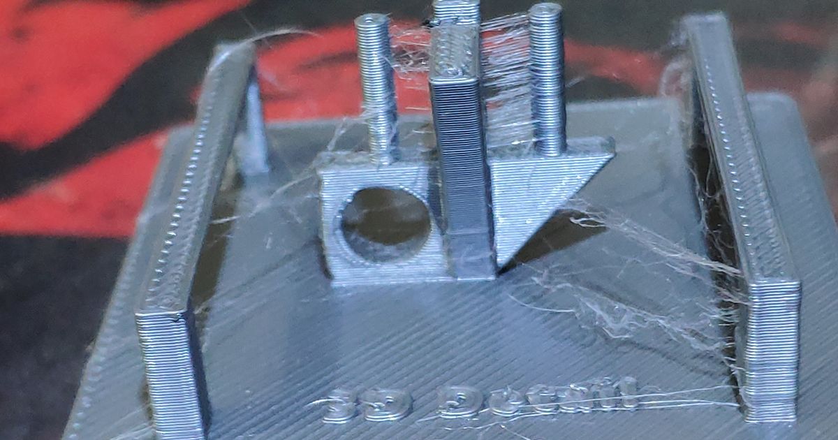 Small features, stringing and overhang test model by Luigisvc ...