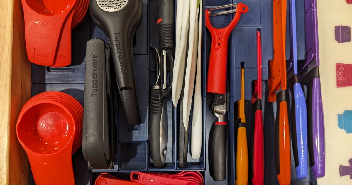 Gridfinity Tupperware Kitchen by Shannon Massingill | Download free STL ...