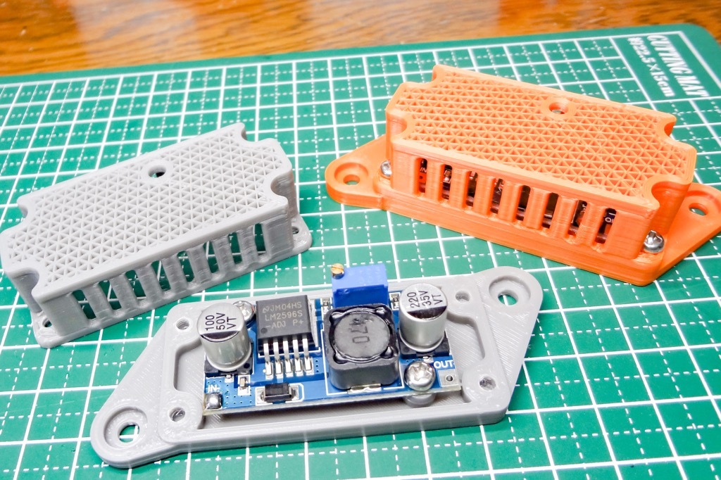 LM2596 Module Cover for 4040 frame mount by fluffy0026 | Download free ...