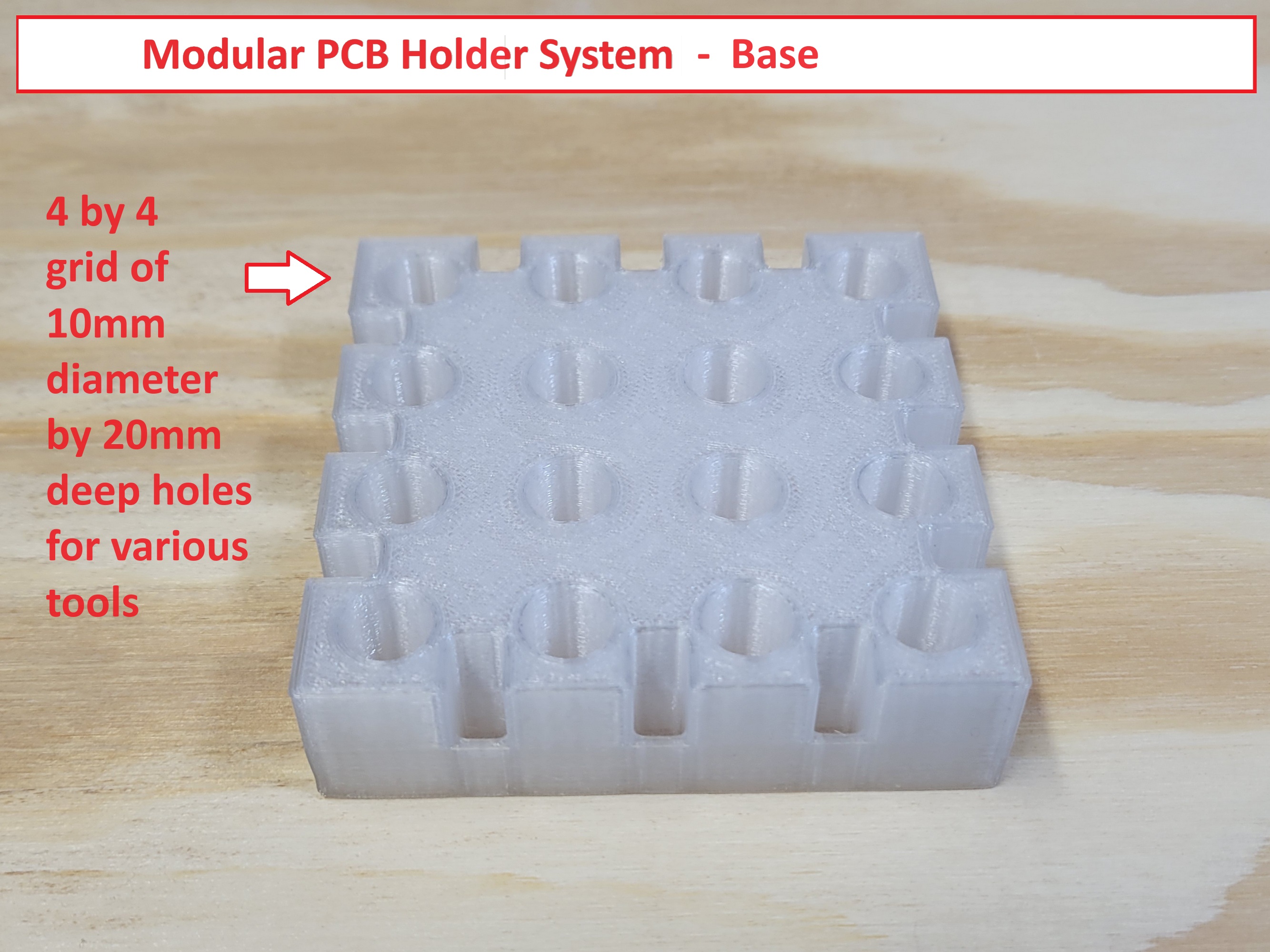 Modular PCB Holder System by Phil Caruso | Download free STL model ...