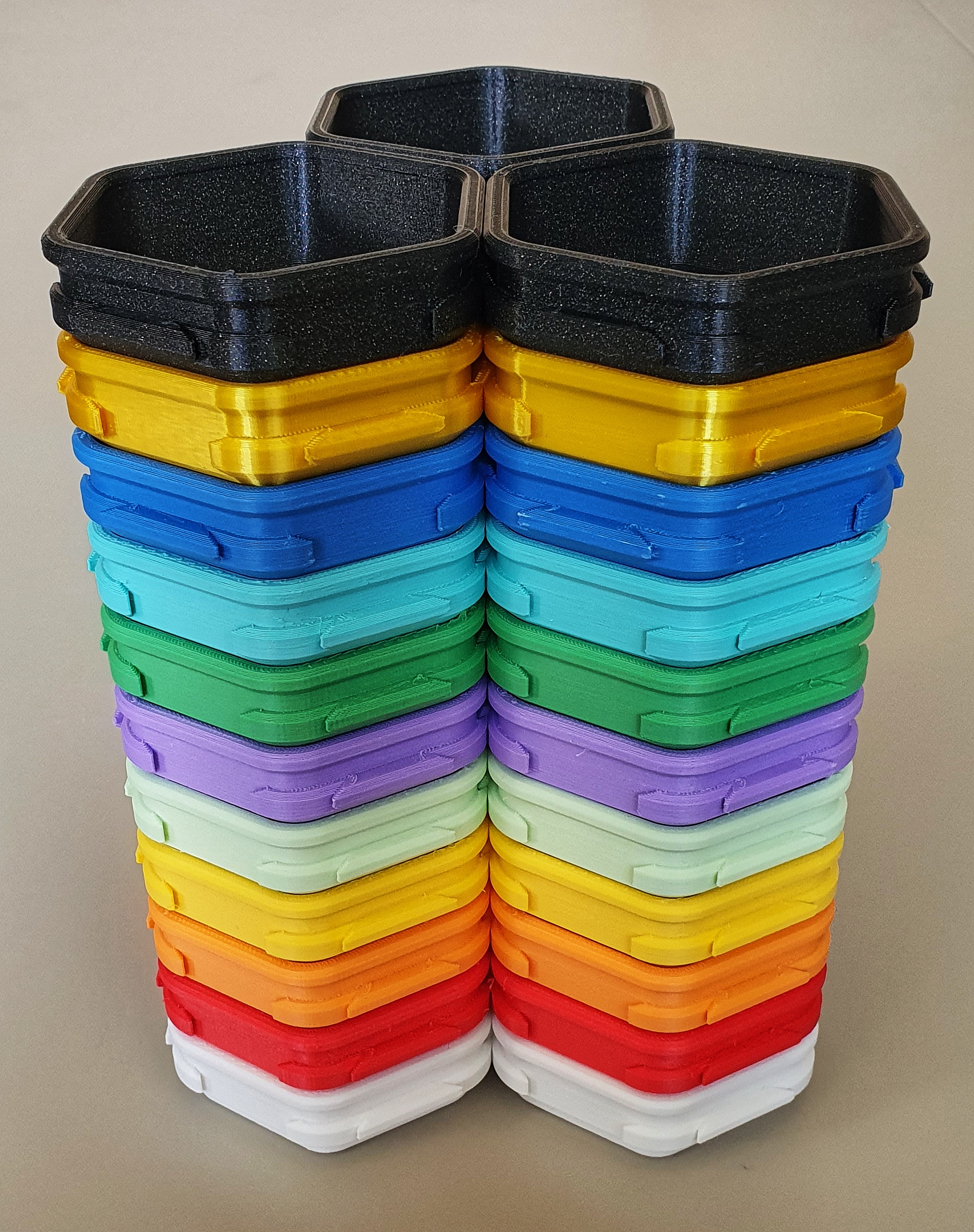 Interlocking Sorting Cups (Hex Shape) - Version 2 by DrFeelgood ...