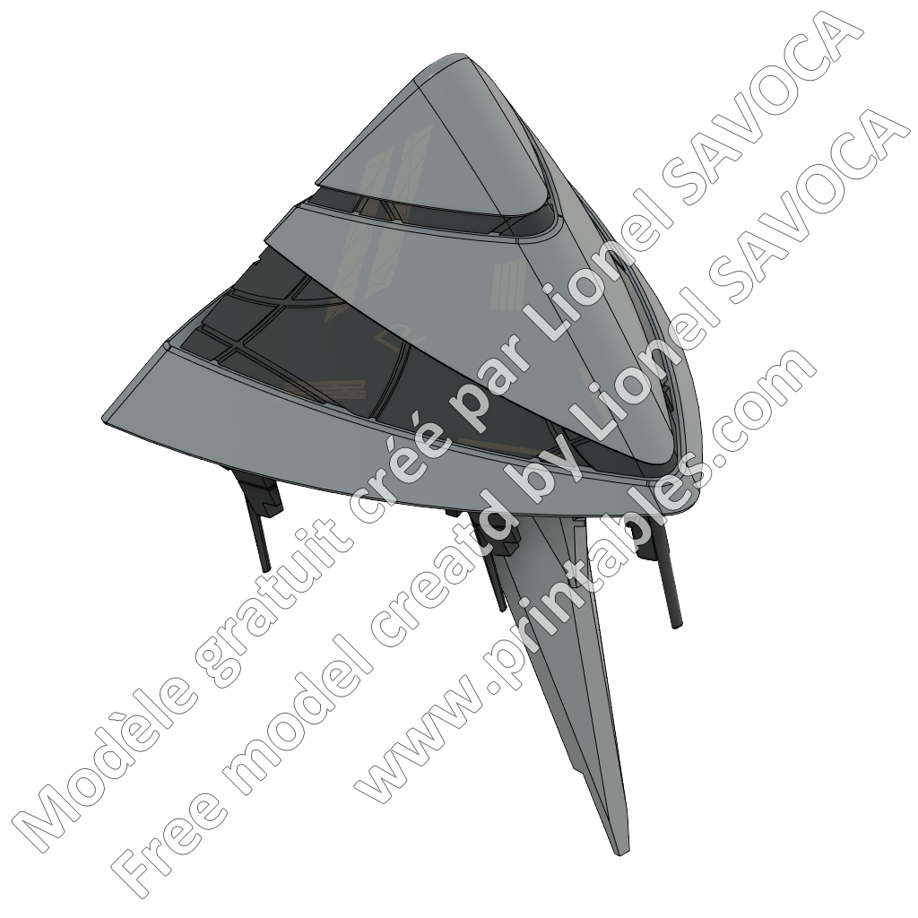 Osiris Personal Ship - 1:75 scale by Lionel SAVOCA | Download free STL ...