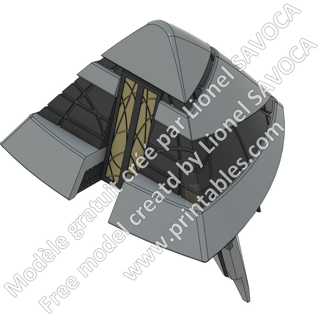 Osiris Personal Ship - 1:75 scale by Lionel SAVOCA | Download free STL ...