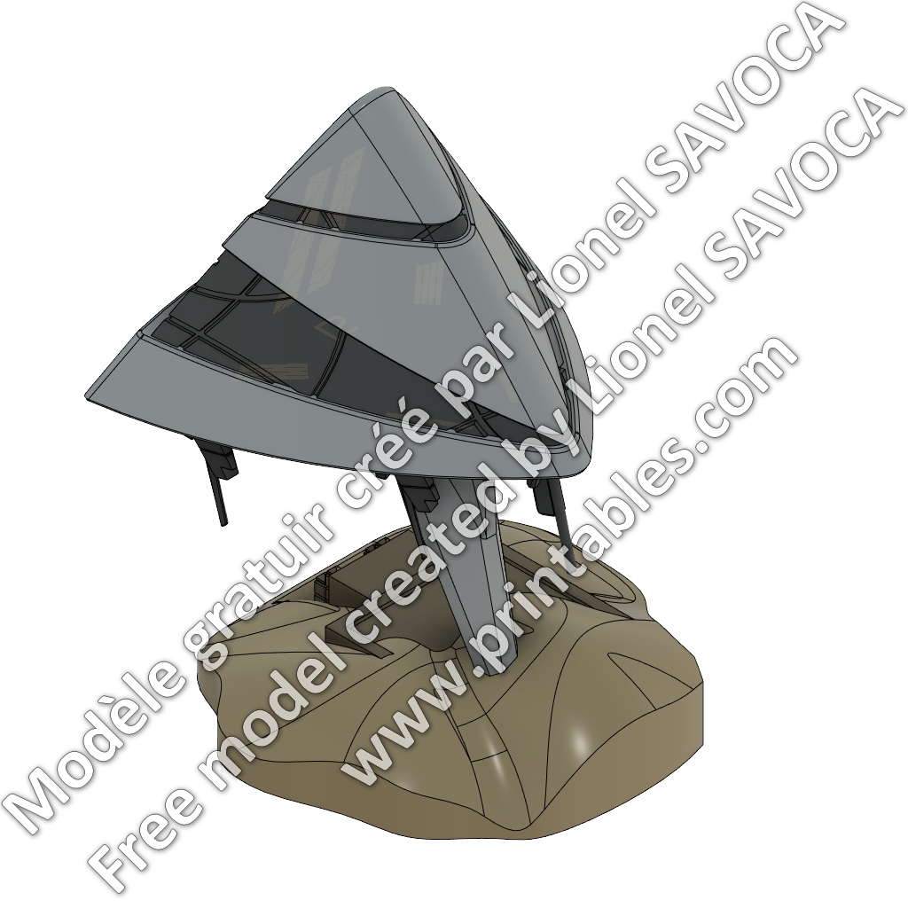 Osiris Personal Ship - 1:75 scale by Lionel SAVOCA | Download free STL ...