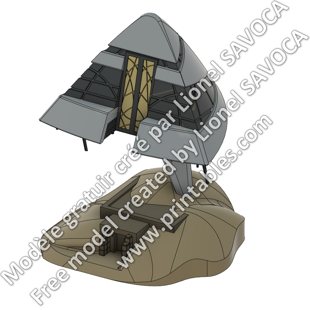 Osiris Personal Ship - 1:75 scale by Lionel SAVOCA | Download free STL ...