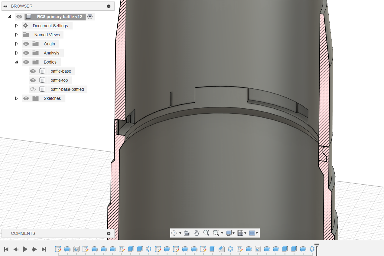 GSO/Orion/iOptron/etc. RC8 telescope primary mirror baffle by 笑天 管 ...