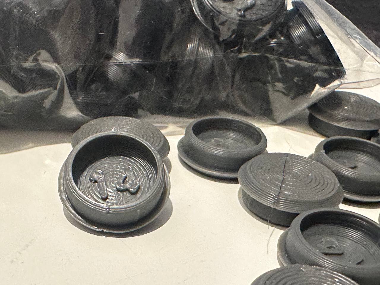 Jugger core caps with size text - protect the ends of your cores and ...
