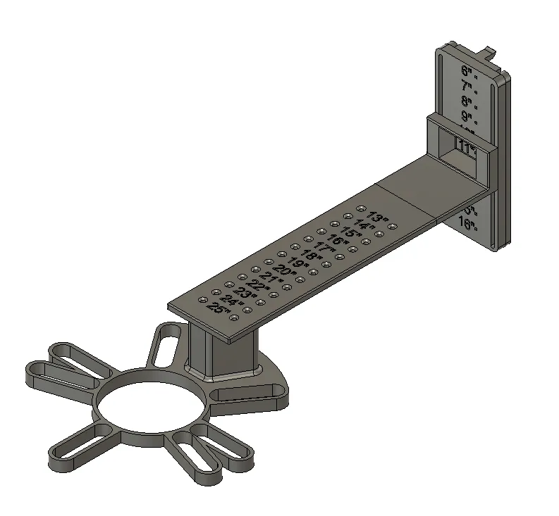 Wheel fitment/measuring tool by ethanjojo | Download free STL model ...
