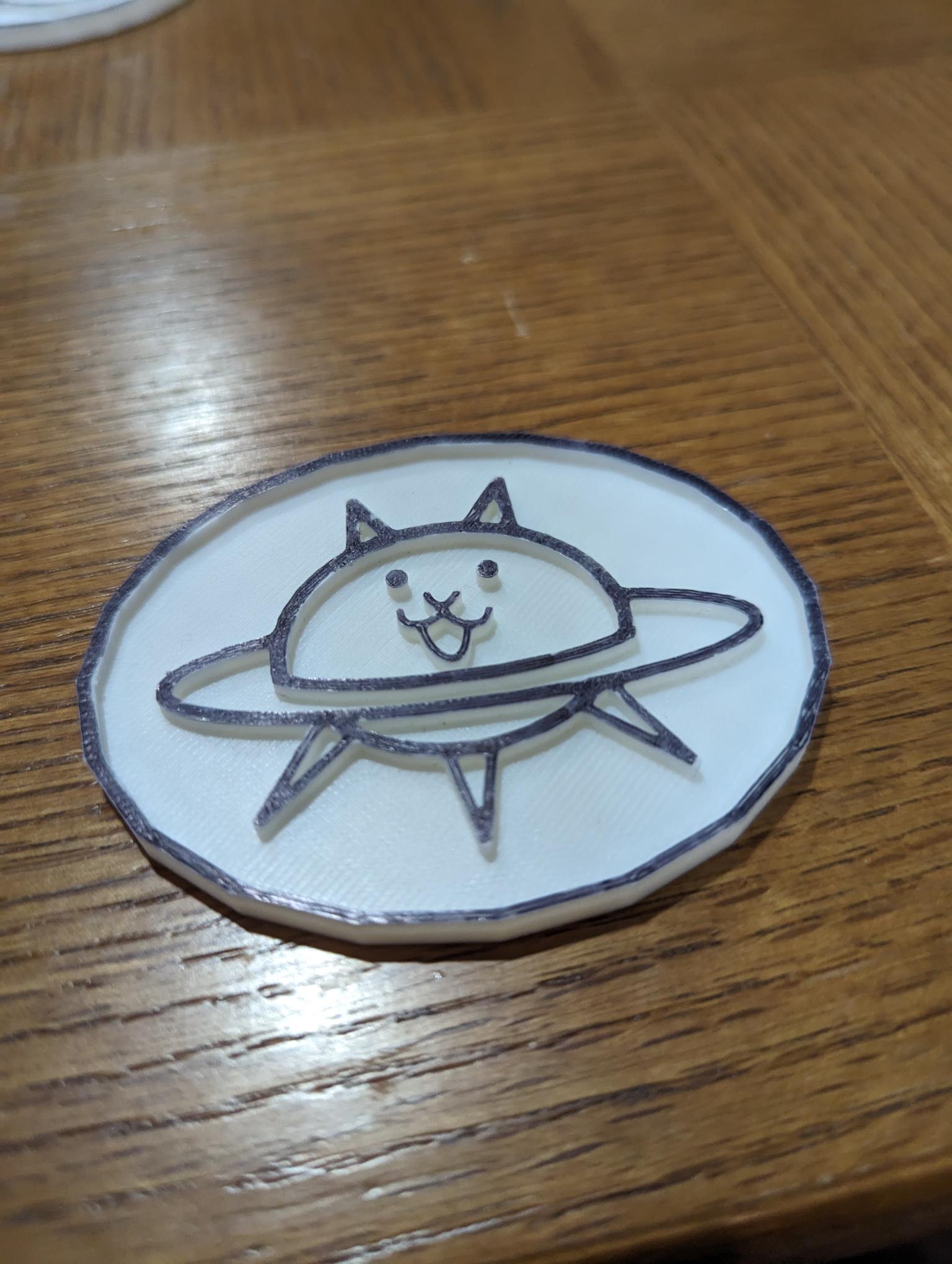 The Battle Cat: Token: UFO Cat by Miketru | Download free STL model ...