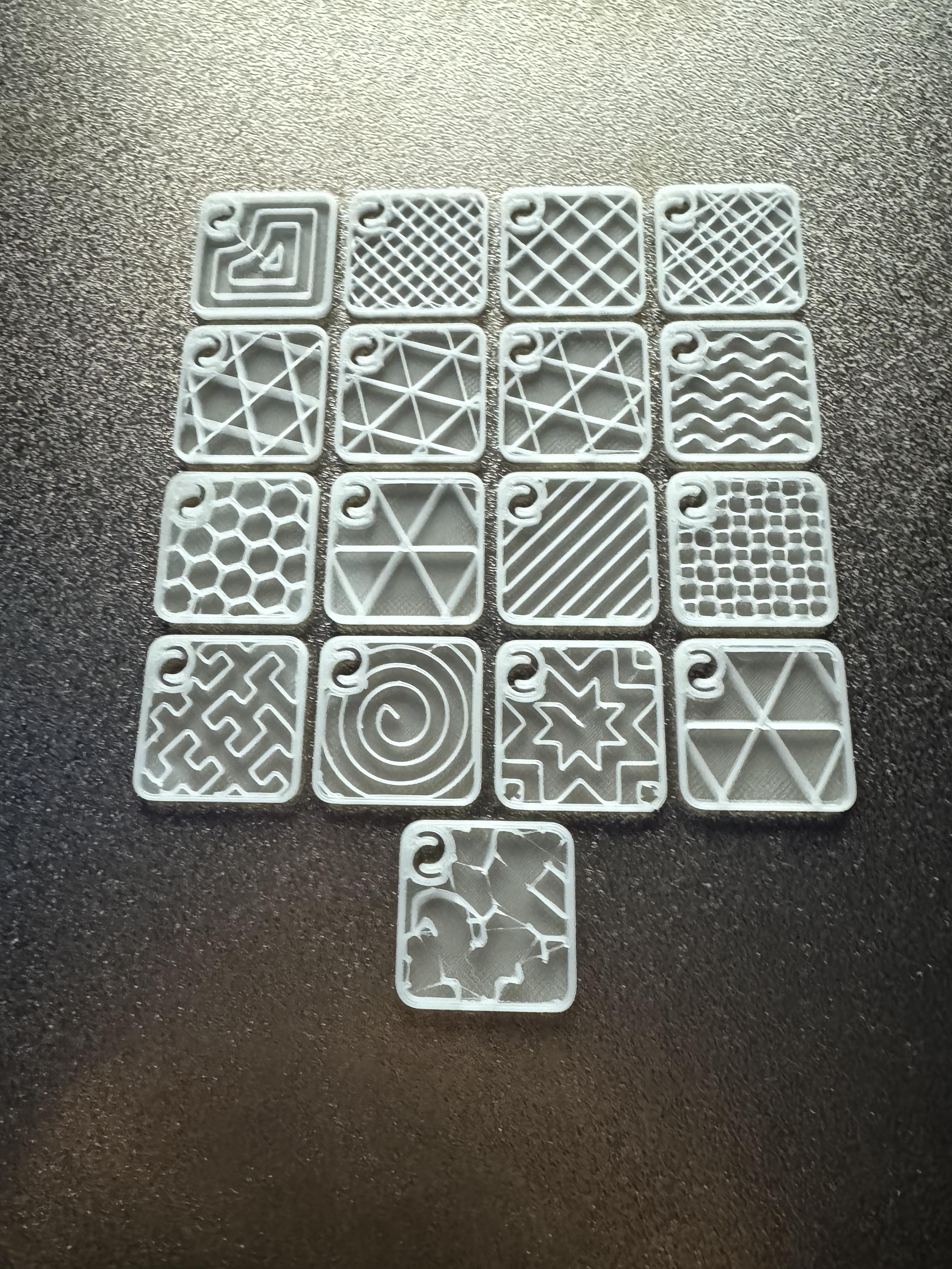 All 17 Bambu Lab infill Swatches by Henry Barnett | Download free STL ...