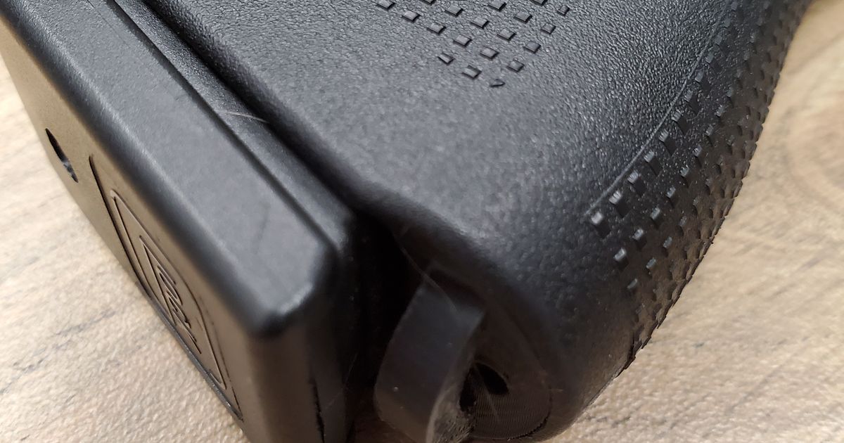 Glock 43x Grip Plug EDC with ring von Dolev | Kostenloses STL-Modell ...
