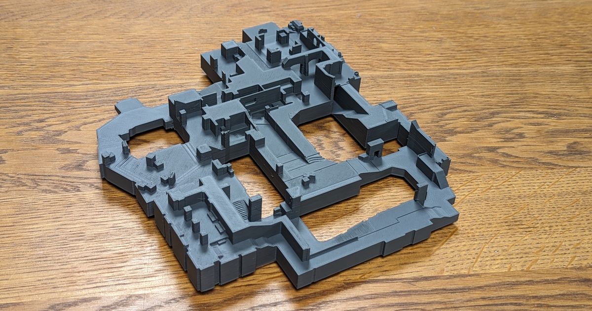 Counter-strike Map Layout Wall Art CS2 CSGO 3D Print Dust2 Mirage🤨 ...