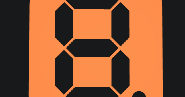 7 segment number template / stencil by jezmck | Download free STL model ...